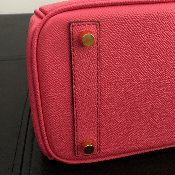 House of Hello | Bags | House Of Hello Birkin 25 Coral Red Leather ...